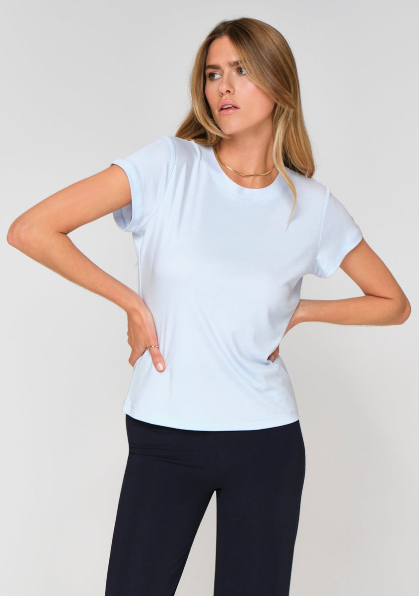 ODIL T-Shirt azur - INA KESS International